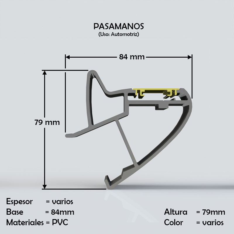 Perfiles de PVC, Perfiles de Plastico, Perfiles PVC, Plastic Extrusion ...