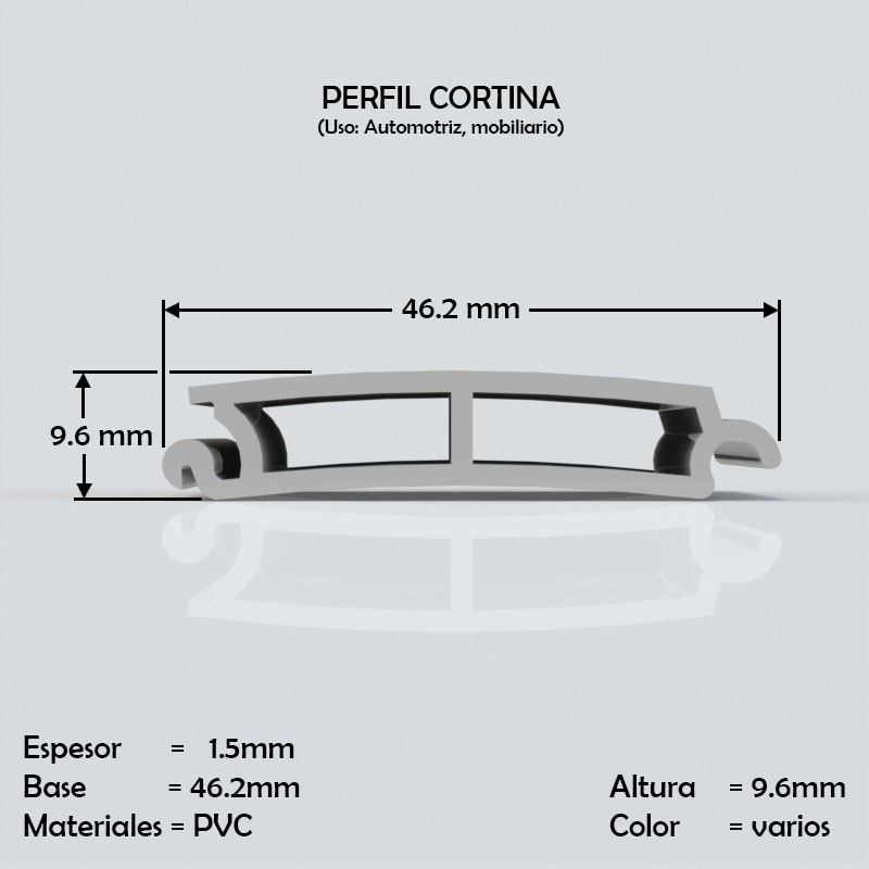 Perfiles de PVC, Perfiles de Plastico, Perfiles PVC, Plastic Extrusion ...